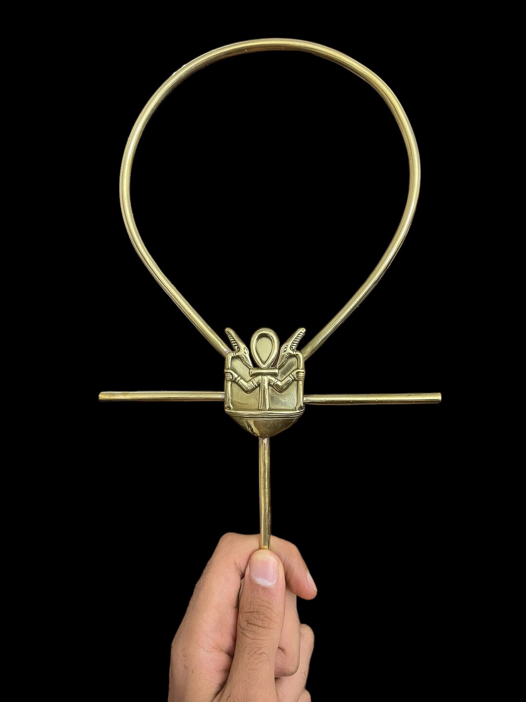 Ankh Cross Key of Life Symbol. With Djed Pillar Symbol of Osiris Ankh ...
