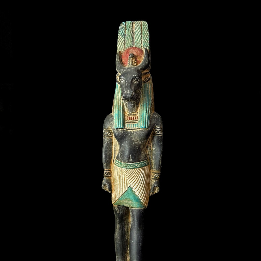 Manifest Handmade Goddess Hathor Statuette , Statue for the Egyptian ...