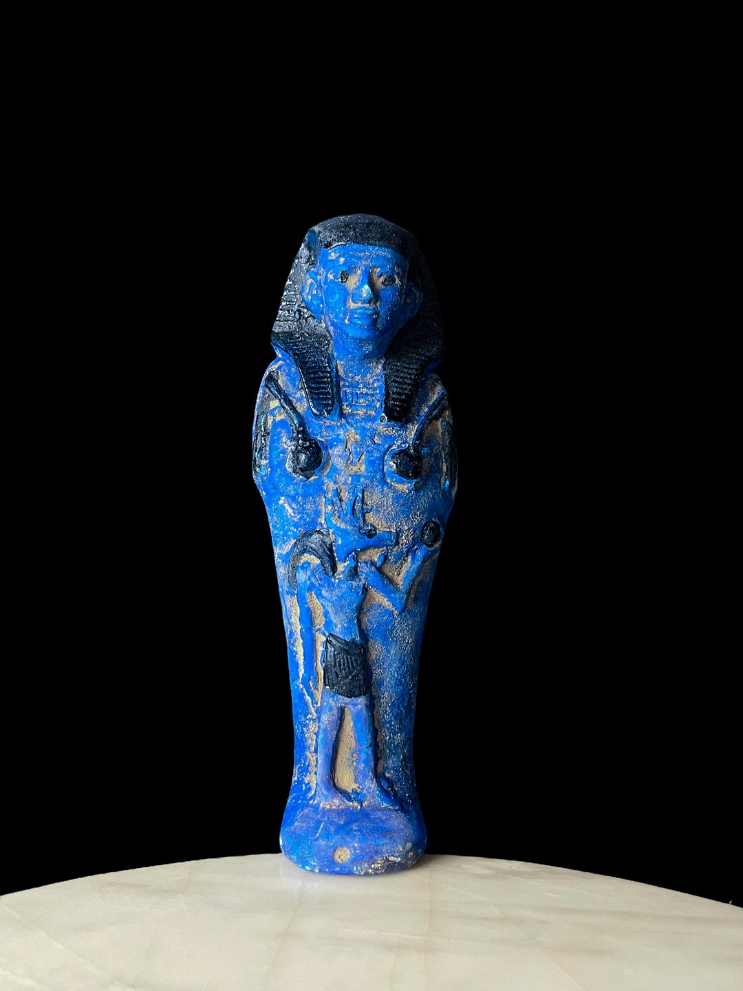 Egyptian Vintage Ushabti, Shabti With God Anubis. Egyptian Replica ...