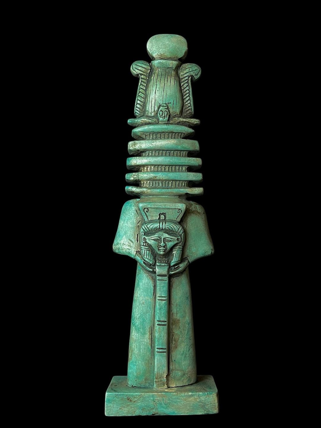 Egyptian Djed Pillar of God Osiris With Goddess Hathor - Etsy
