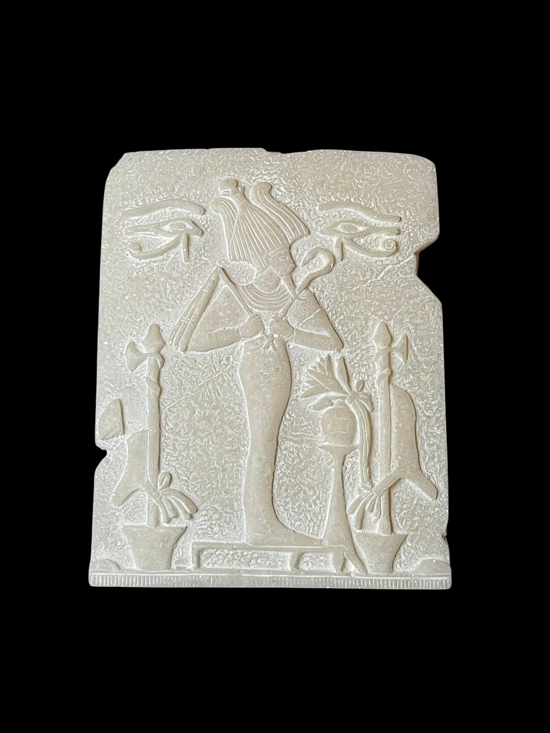 Egyptian God Osiris Wall Relief With Eye of Horus and Ra - Etsy