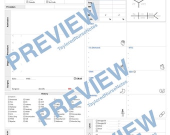 New Grad Nurse Workflow Cheat Sheet, Nurse Report Sheet, RN Report ...