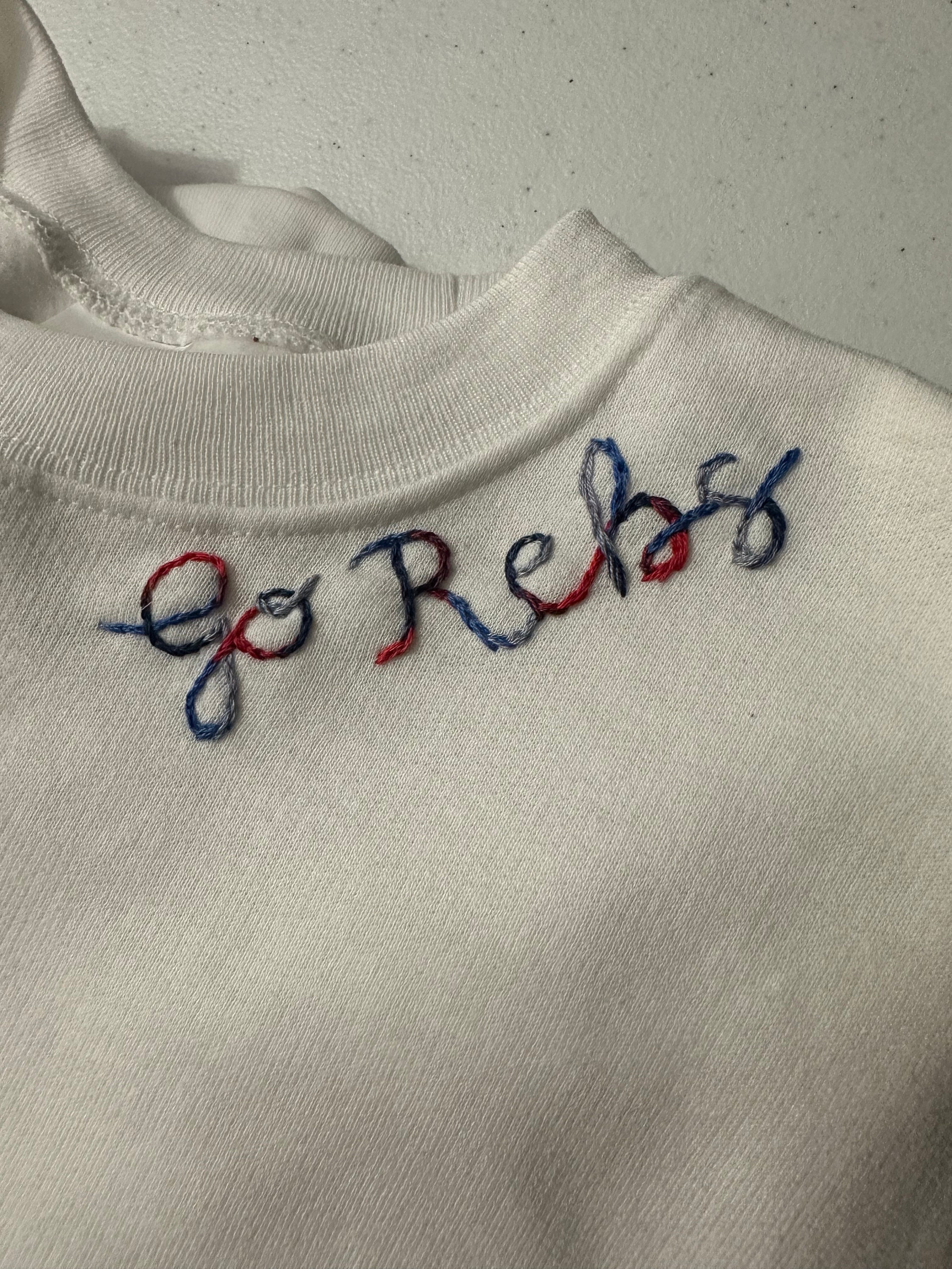 Hand Embroidered Fully Customizable Game Day Sweatshirt X Personalized ...