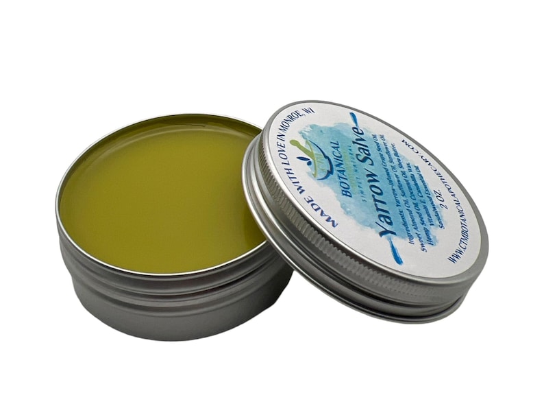 Organically-grown Yarrow Salve: Handmade Herbal Balm - Etsy