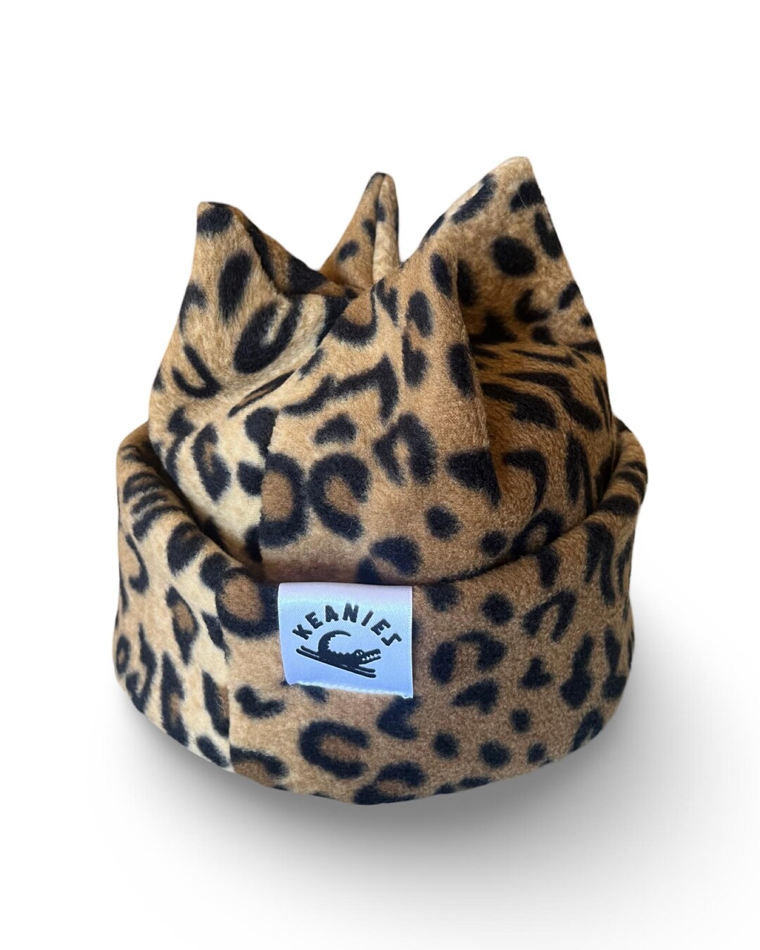 Cheetah Print Four Point Beanie | Custom Fit - Etsy