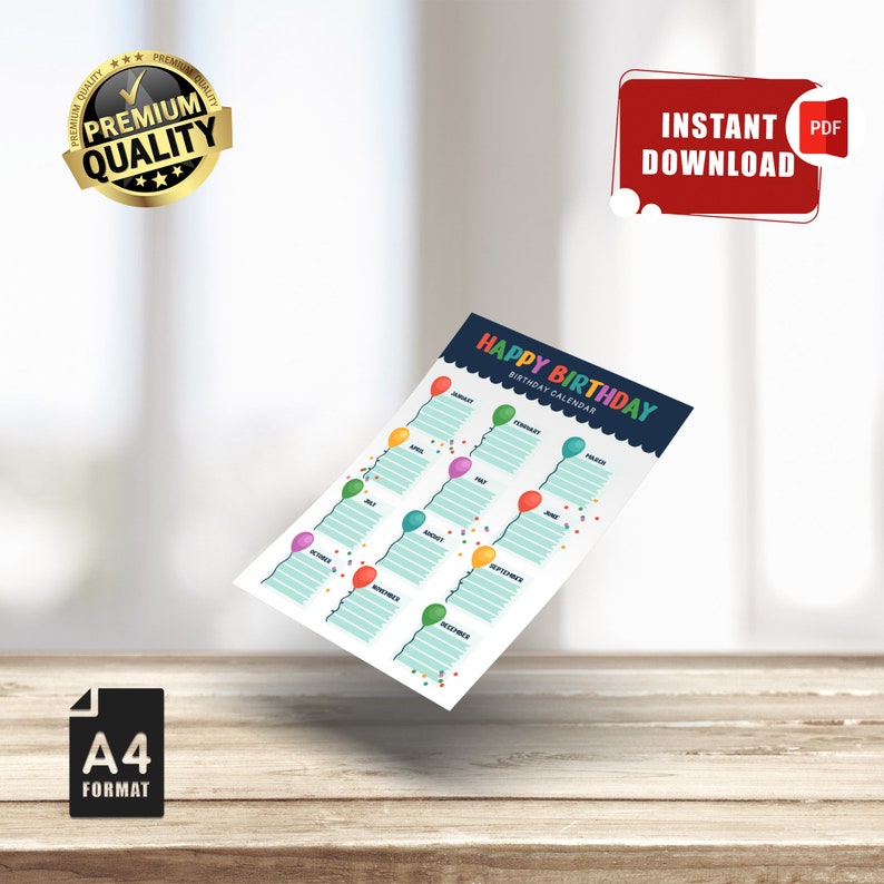 Digital Birthday Tracker, Initiative Tracker, Savings Tracker, Goal ...