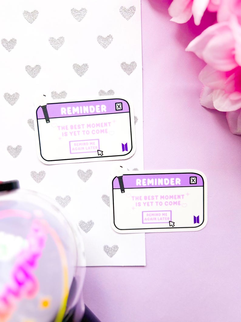 Bangtan Reminder Sticker - Etsy