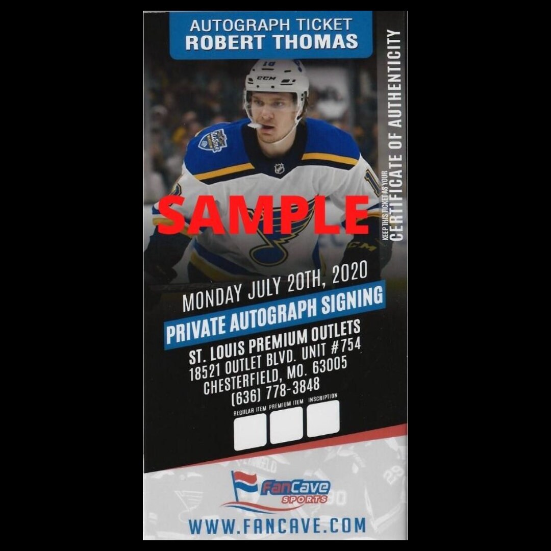 Robert Thomas St Louis Blues Autographed Stanley Cup 16X20 - Etsy