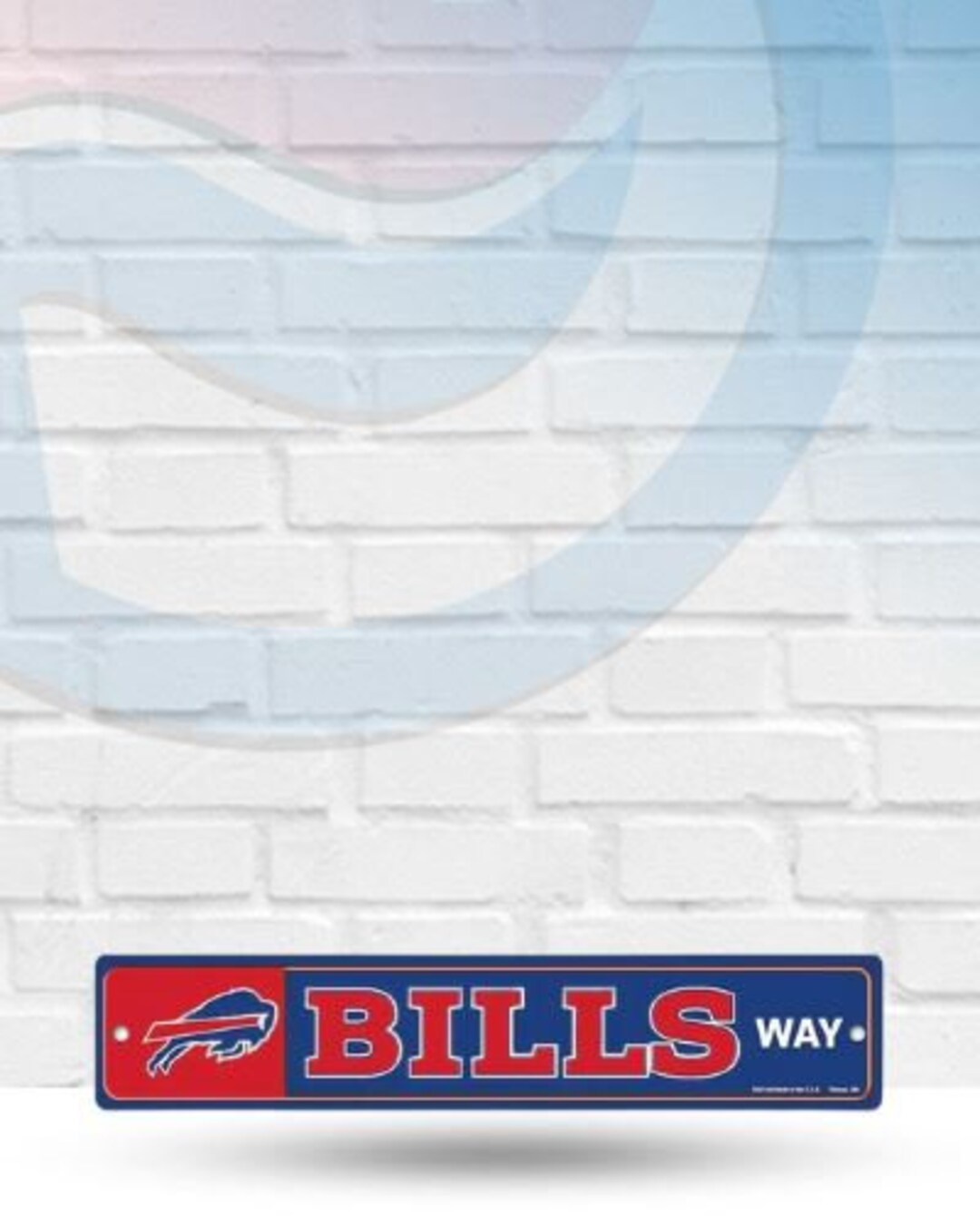 Buffalo Bills Street Zone Plastic Way Sign - Etsy