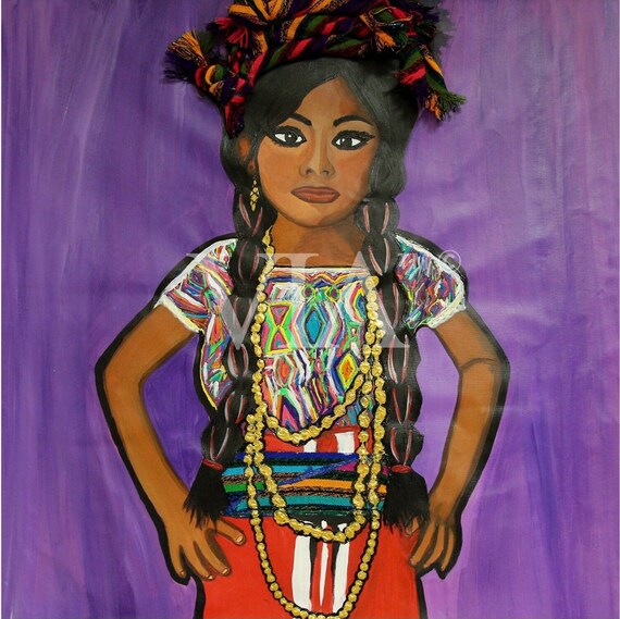 Mayan Princess Art Beautiful Princess Painting By Maya Maya | Saatchi