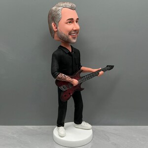 Custom Bobbleheads for Man,personalized Guitar Bobblehead, Unique ...