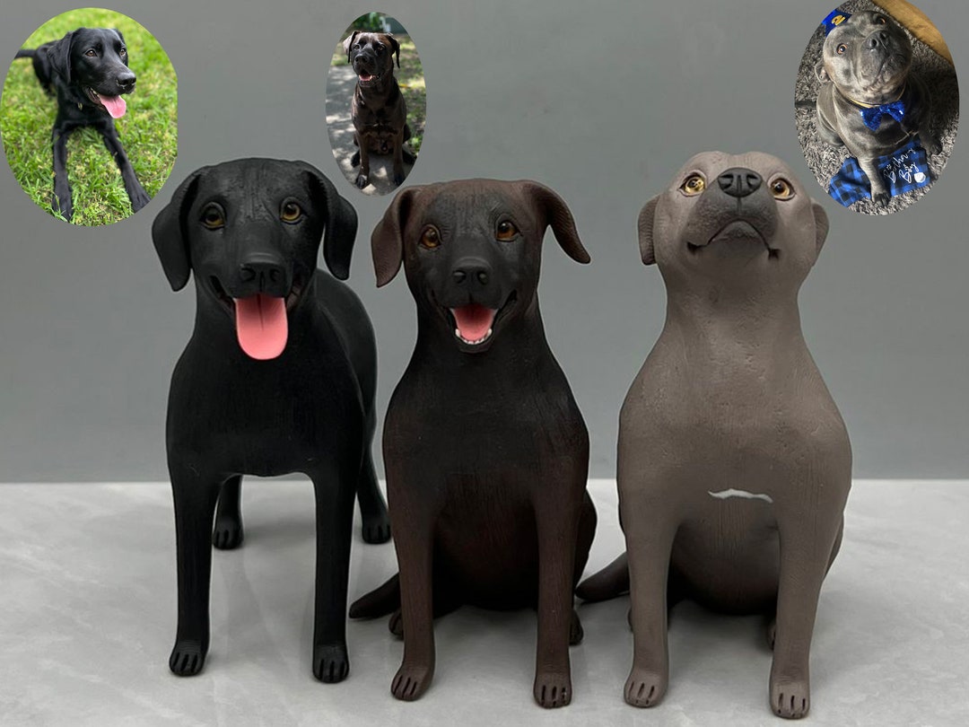 Personalized Dog Clay Sculpture,custom Dog Statue,clay Pet Sculpture ...