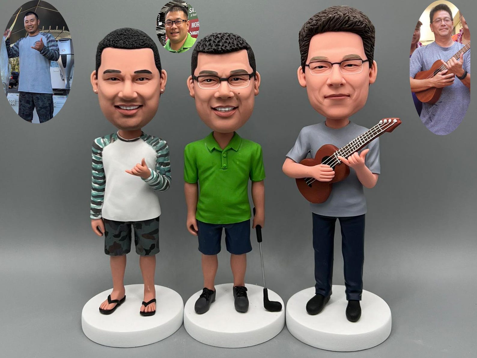 Custom Group Bobbleheads, Custom Family Bobbleheads, Unique Family ...