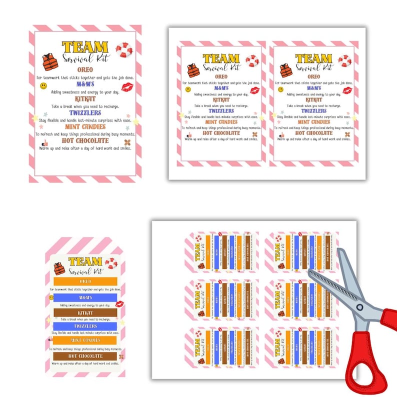 35 Employee Appreciation Sweet Treat Gift Tags (digital Download) - Etsy