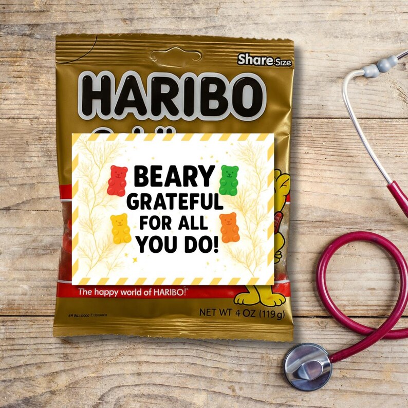 Thank You Candy Grams Printable Tags | Nurse Appreciation Gifts ...