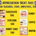 Appreciation Treat Tags Bundle: Teacher, Employee Thank You (digital ...