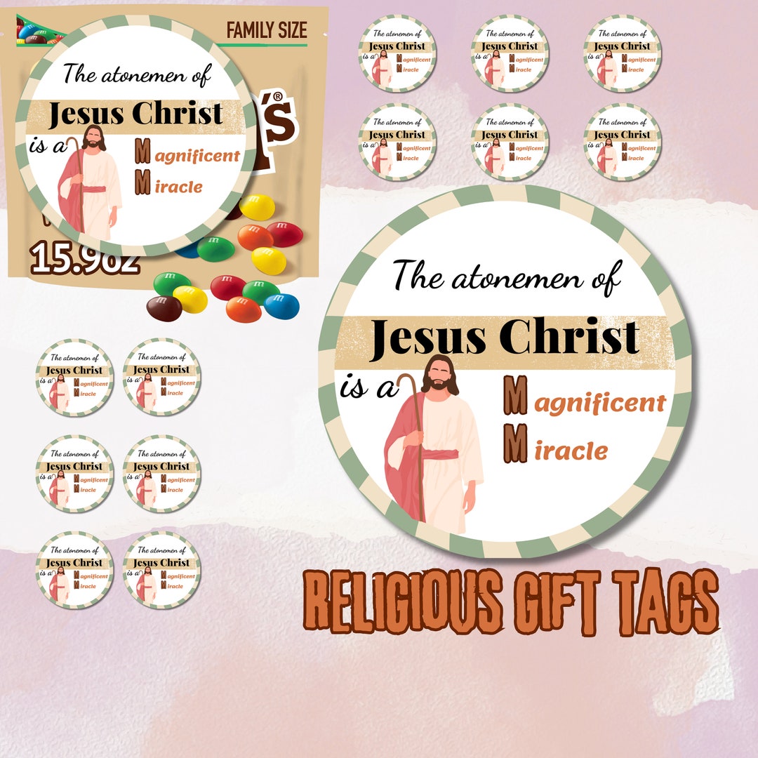 Religious Gift Tags: Jesus Christ Miracle, Easter Tags - Etsy
