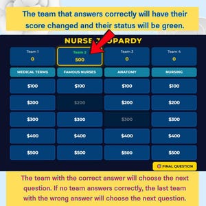 Nurse Jeopardy Game: Fun Trivia for Nurse Week (digital) - Etsy