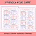 Valentine's Day Friendly Feud Game, Galentine's Party, Canva Editable ...