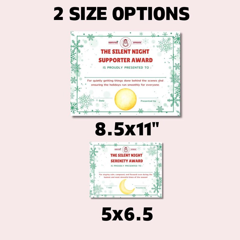 45 Funny Christmas Employee Award Certificates: Editable Canva Template ...