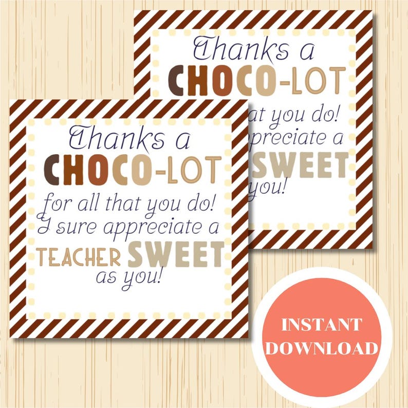 Teacher Appreciation Gift Tag, Starburst Gift Tags, Teacher ...