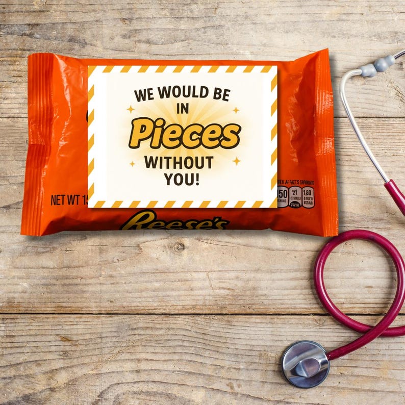 Nurse Appreciation Candy Grams: Printable Thank You Tags (PDF) - Etsy