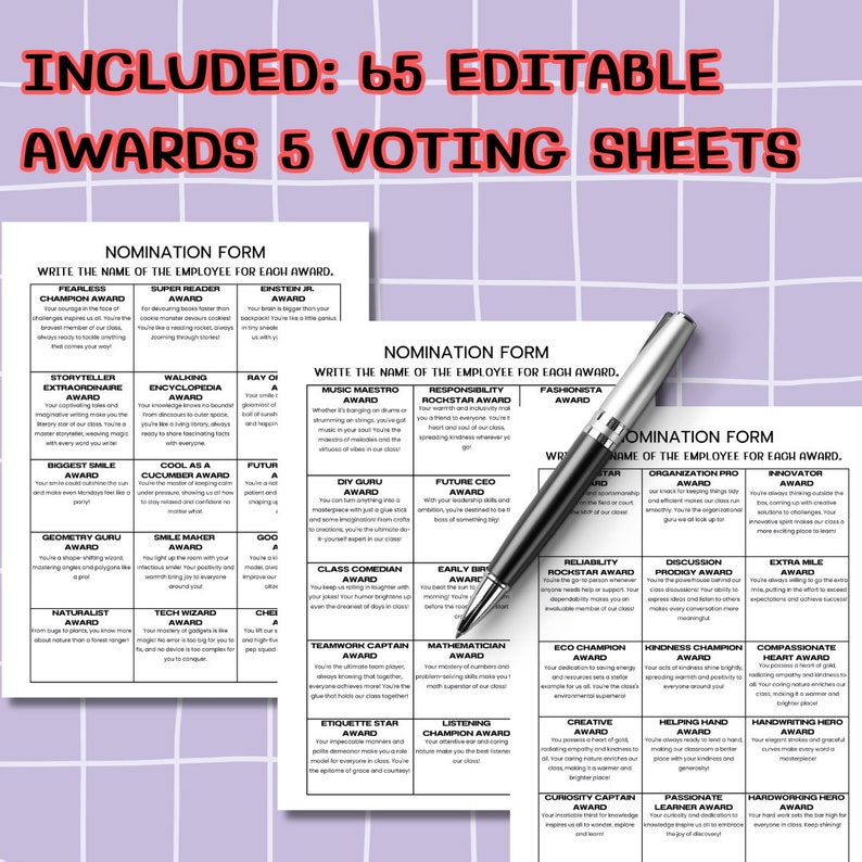 Funny Class Awards Certificates: 65+ End of Year Student Awards ...