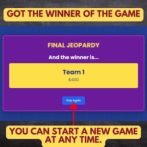 Teacher Jeopardy Game: Fun Classroom Trivia (printable PDF) - Etsy
