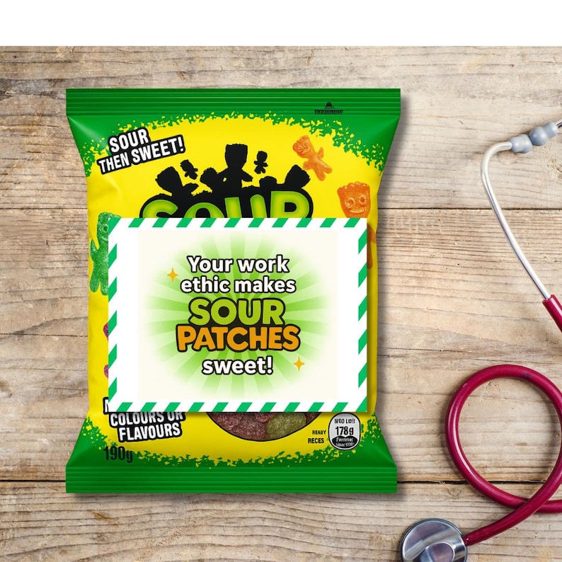 Nurse Appreciation Candy Grams: Printable Thank You Tags (PDF) - Etsy