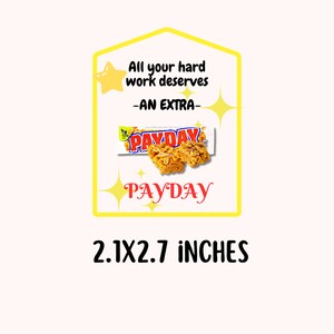 Employee Candy Bar Gift Tags Thank You Notes for Employee Appreciation ...