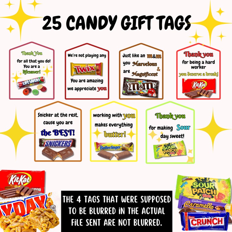 Candy Bar Awards - Etsy