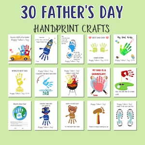 Fathers Day Handprint Craft | Fathers Day Craft | Fathers Day Art ...