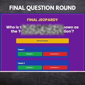 Teacher Jeopardy Game: Fun Classroom Trivia (printable PDF) - Etsy