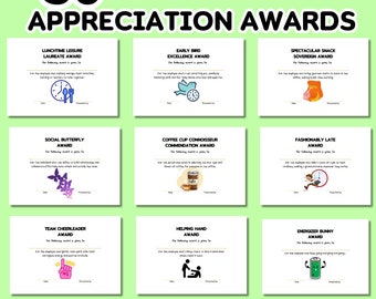 Funny Employee Appreciation Awards: 75 Printable Certificates (editable ...