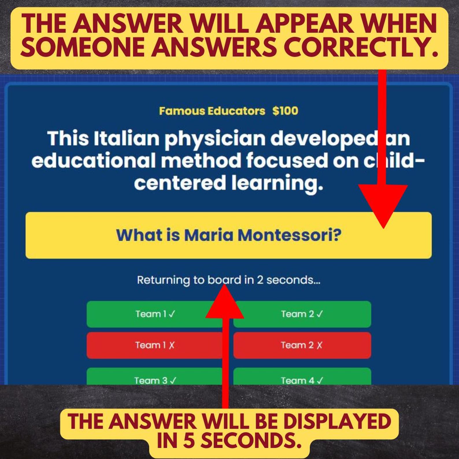 Teacher Jeopardy Game: Fun Classroom Trivia (printable PDF) - Etsy