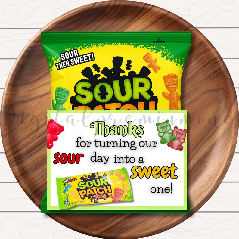 Candy Gift Tags for Kids: Printable Lunchbox Notes (PDF Download) - Etsy