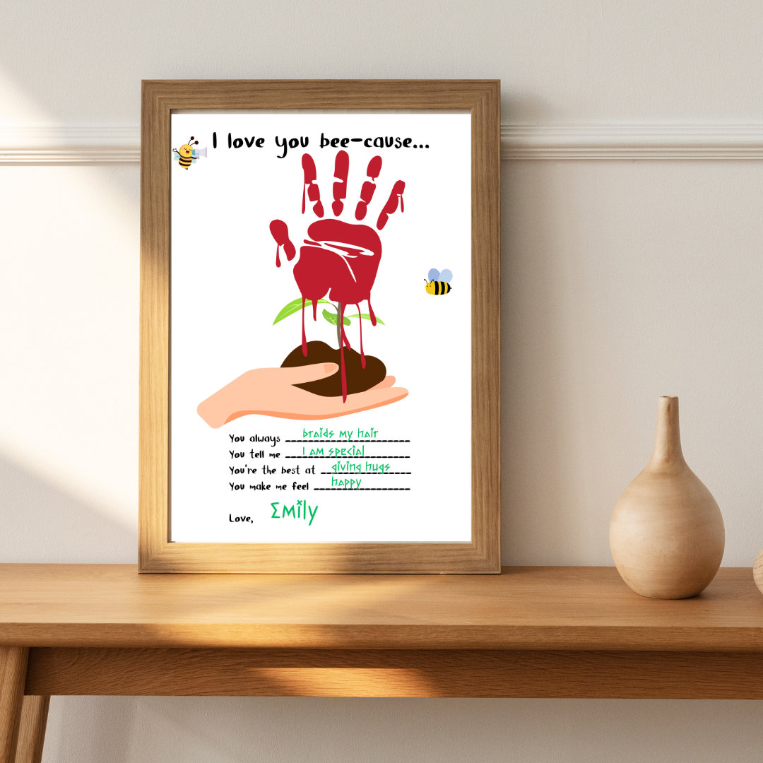 Mother's Day Garden Printable | Kids' Handprint Keepsake | Teacher and ...