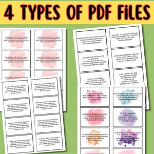 Employee Appreciation Cards: Printable Thank You Notes (digital ...