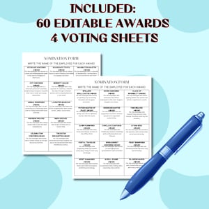 Funny Employee Appreciation Awards: 60 Printable Certificates (editable ...