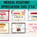 Medical Assistant Appreciation Week Snack Tagweek Appreciation Gift ...
