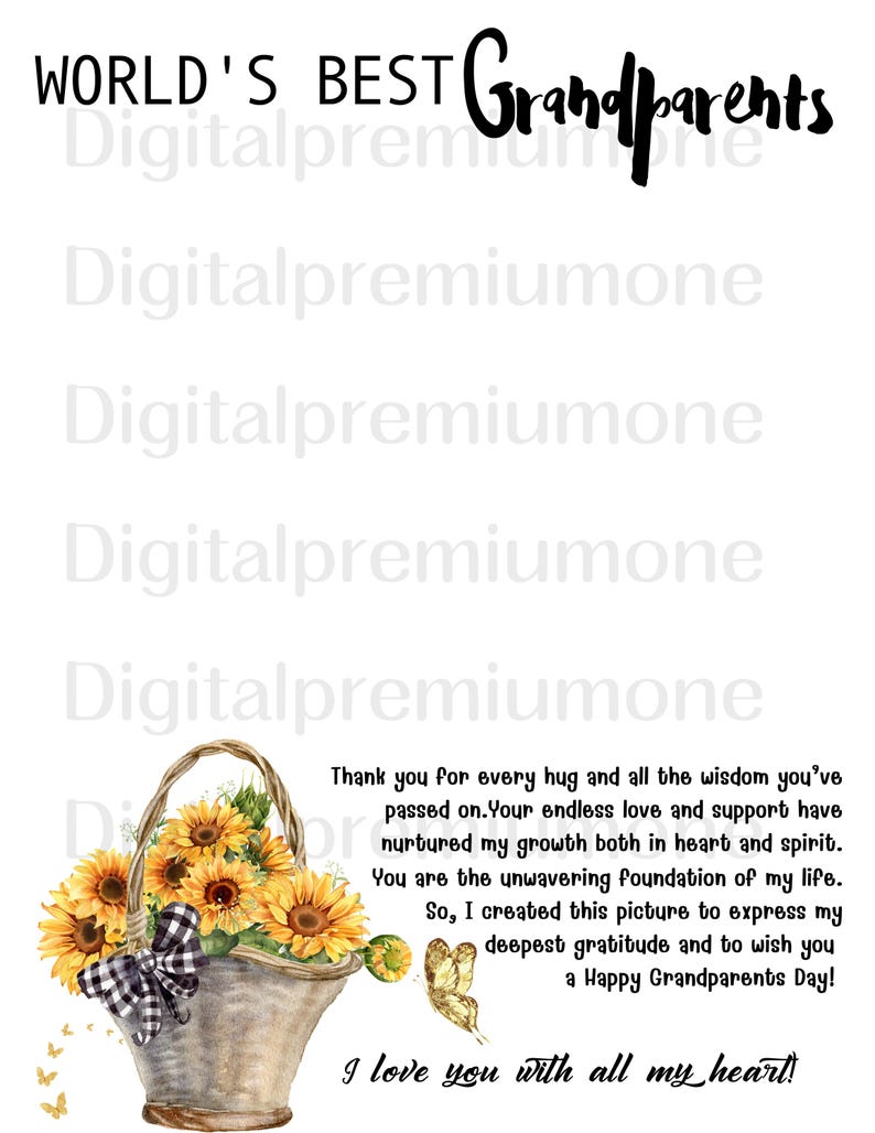 Grandparents Day Handprint Art Craft | Gift for Grandparents From ...