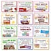 Candy Gift Tags for Kids: Printable Lunchbox Notes (PDF Download) - Etsy