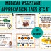 Medical Assistant Appreciation Gift Tags: Thank You Cards (printable ...