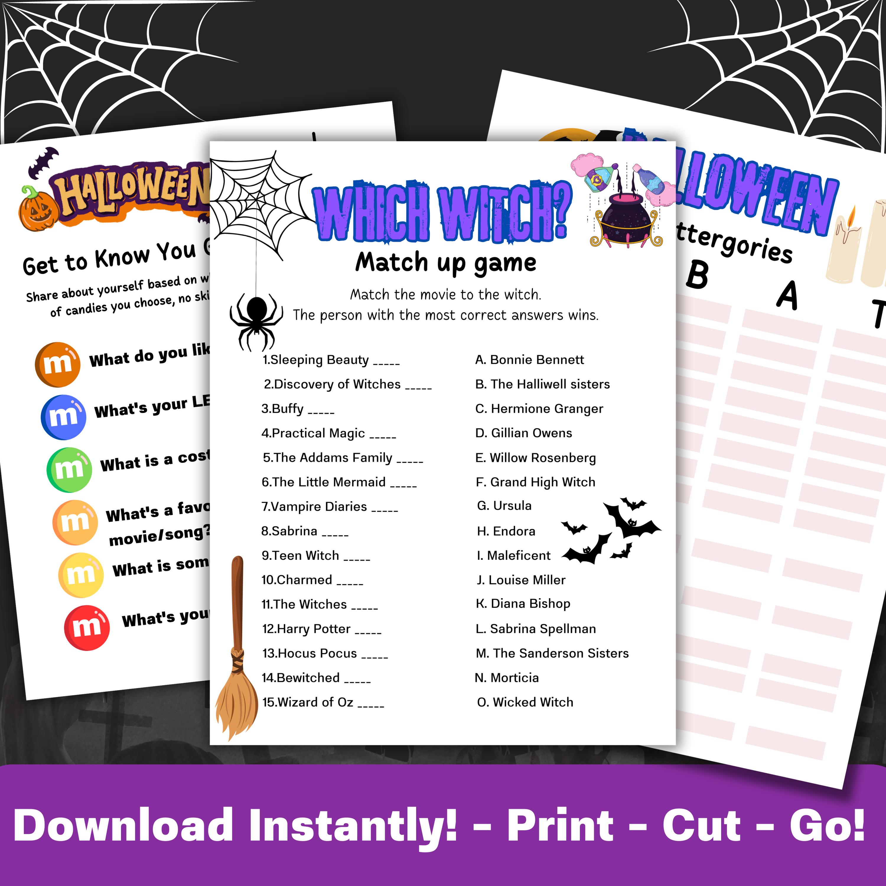 Pass the Pumpkin Game: Halloween Party Printable (PDF) - Etsy