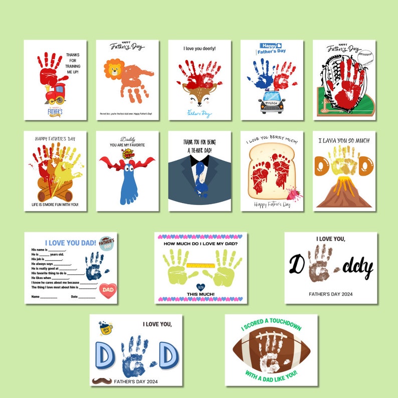 Fathers Day Handprint Craft | Fathers Day Craft | Fathers Day Art ...