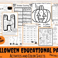 Feed the Pumpkin Task Box Center Beginning Sound & Counting up to 10 ...