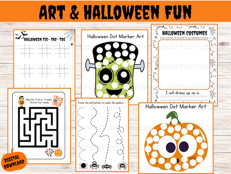 Halloween Educational Pack |halloween Bundle | Halloween Worksheets for ...