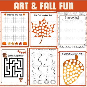 Fall Educational Pack |fall Bundle| Fall Worksheets for Kids | Fall ...