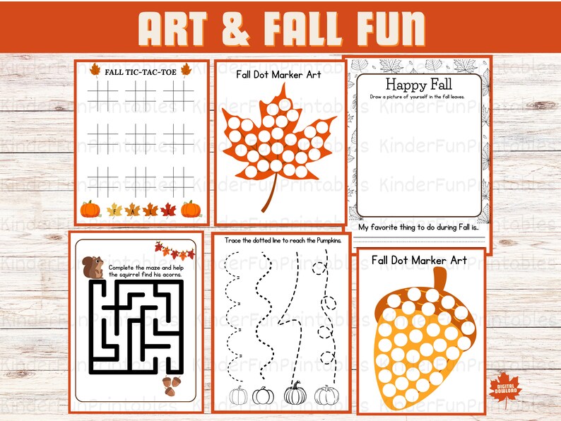 Fall Educational Pack |fall Bundle| Fall Worksheets for Kids | Fall ...