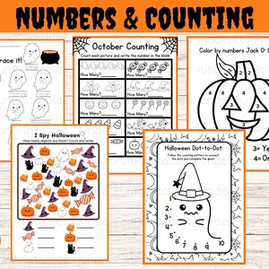 Halloween Educational Pack |halloween Bundle | Halloween Worksheets for ...